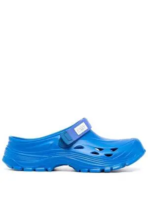 Suicoke Mok Touch-strap Mules - Blue