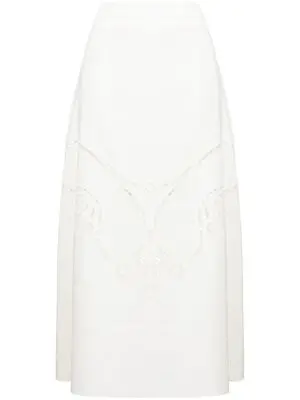 Chloé Midi Skirt - White