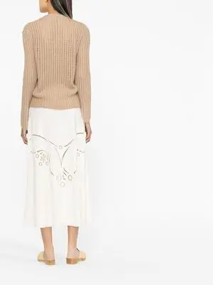 Chloé Midi Skirt - White