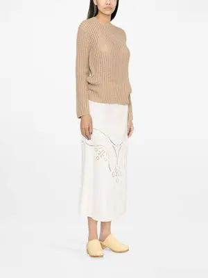 Chloé Midi Skirt - White