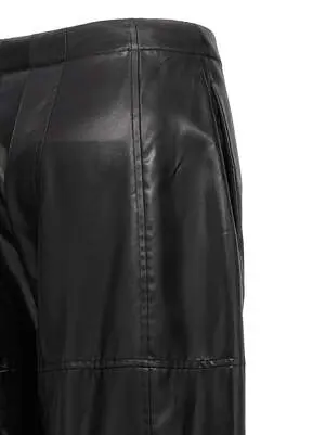 JIL SANDER Coated Cupro Pants