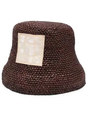 Jacquemus Le Bob Ficiu Bucket Hat - Brown