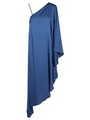 SILK95 FIVE Long Asymmetrical Silk Dress