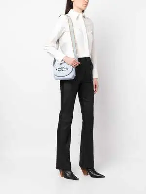 ZANELLATO Tina Daily Leather Crossbody Bag - Blue