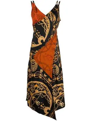 Women's Orange Black