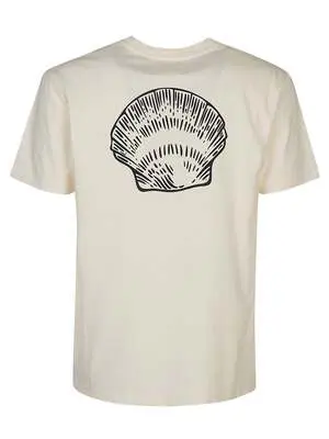 LA PAZ Printed Organic Cotton T Shirt - Beige