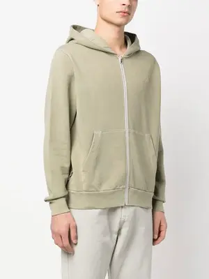 AUTRY Logo Cotton Hoodie - Grey
