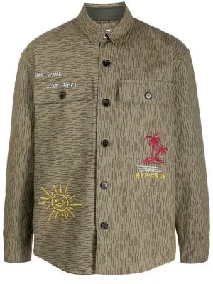 President's Camouflage Print Shirt