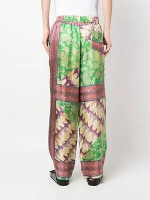 Aries Printed Silk Trousers
