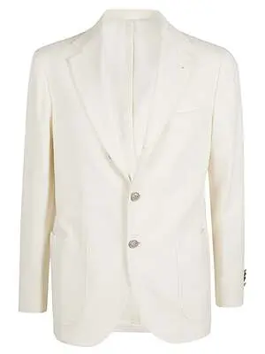 SARTORIO Single-breasted Jacket - White