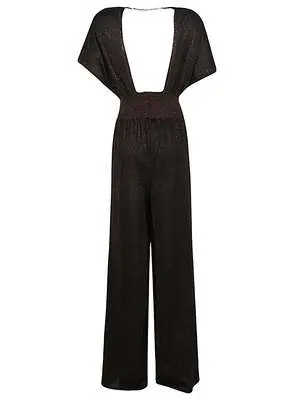 CIRCUS HOTEL Lurex Viscose Blend Jumpsuit
