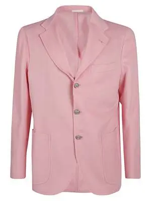 SARTORIO Single-breasted Wool Jacket - Pink