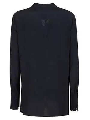 Seafarer Milly Ruched Shirt - Black