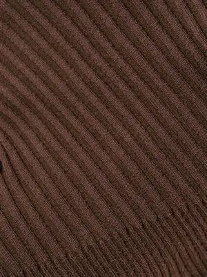 ANDREĀDAMO Cut Out Knit Bodysuit - Beige
