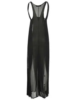 Y/project Long Tank Dress - Black