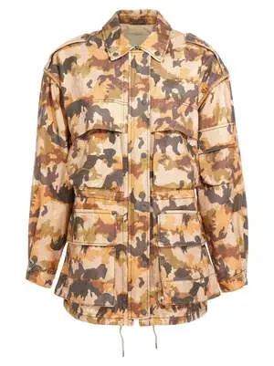 Isabel Marant Elize' Camouflage Cotton Jacket - Multicolor