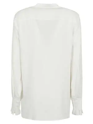 Seafarer Milly Ruched Shirt - White