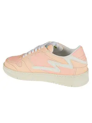 METALGIENCHI Icx Low Leather Sneakers - Pink