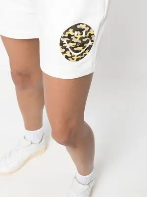 Joshua Sanders Smiley Logo Camouflage Shorts