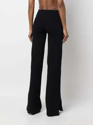 Gcds Crystal-embellished Flared Trousers