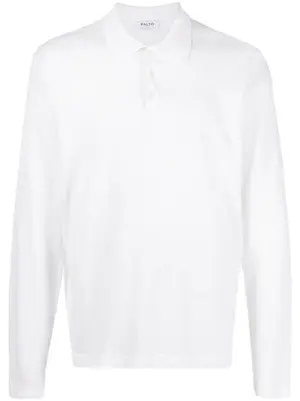 PALTO' Long Sleeve Linen Blend Shirt