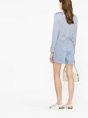 Woolrich Stretch Cotton Twill Shorts - Clear Blue