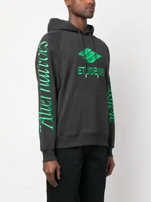 ÉTUDES Racing Eco Logo-embroidered Hoodie