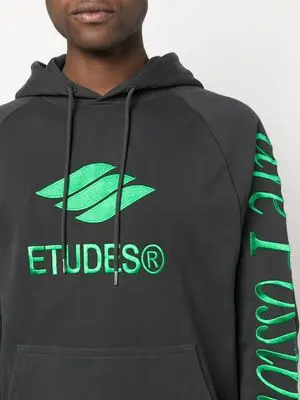 ÉTUDES Racing Eco Logo-embroidered Hoodie
