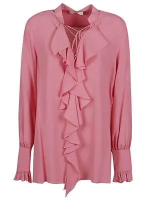 Seafarer Milly Ruched Shirt - Pink