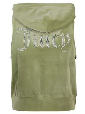 Juicy Couture Gilly Logo Velour Gilet