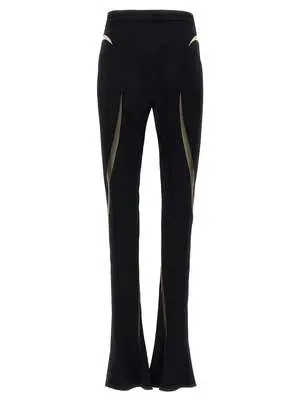 MUGLER Mesh Insert Leggings