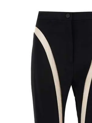 MUGLER Mesh Insert Leggings