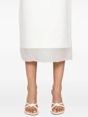 Sportmax Silk Midi Skirt