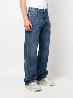 Alexander McQueen Workwear Wide-leg Jeans - Blue