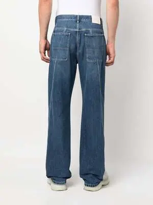 Alexander McQueen Workwear Wide-leg Jeans - Blue
