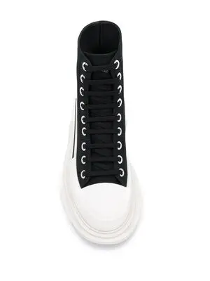 Alexander McQueen Tread Slick Ankle Boots - Black
