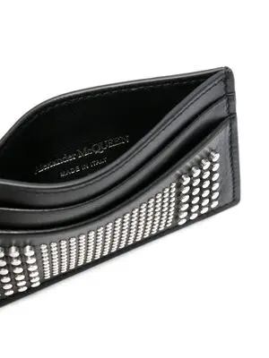 Alexander McQueen Alexander Mc Queen Studded Leather Card Case