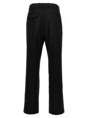 Alexander McQueen Gabardine Wool Trousers