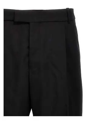 Alexander McQueen Gabardine Wool Trousers