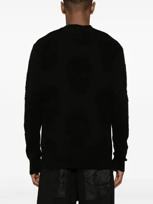 Alexander McQueen Skull Knitted Jumper - Black