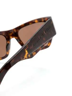 Alexander McQueen Square-frame Sunglasses - Brown