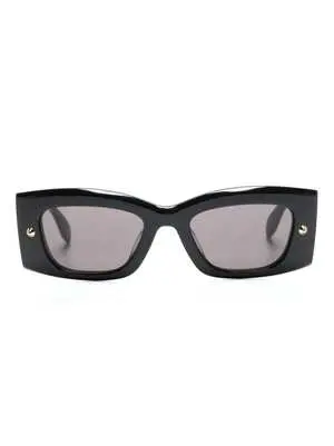 Alexander McQueen Spike Studded Sunglasses - Black