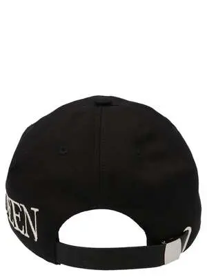 Alexander McQueen Logo Embroidery Cap - Black