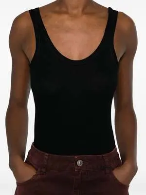 Majestic International Ribbed Viscose Tank Top