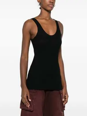 Majestic International Ribbed Viscose Tank Top