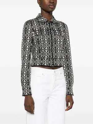 Max Mara Printed Cropped Jacket