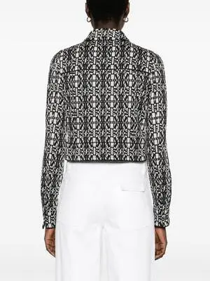 Max Mara Printed Cropped Jacket