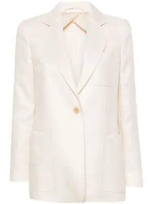 Max Mara Linen Single Breasted Blazer Jacket