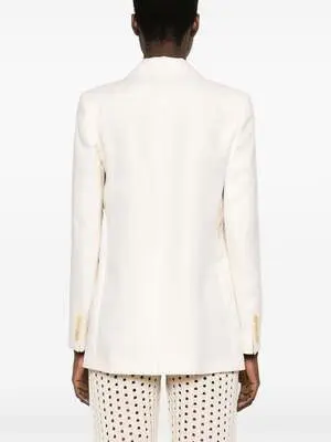 Max Mara Linen Single Breasted Blazer Jacket