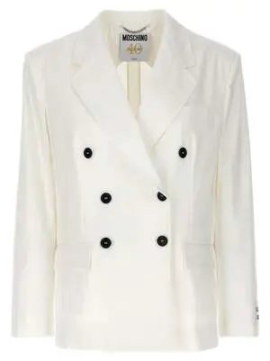 Moschino Double-breasted Cotton Blazer